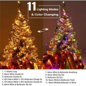 Accents | Brizled Christmas Lights 6567ft 20 Led Color Changing Tree ...